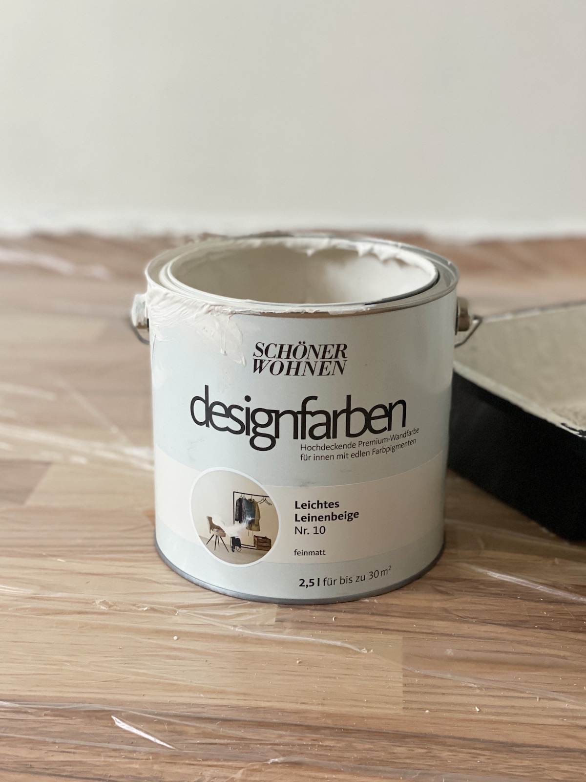 Wand streichen im Schachbrettmuster Look - sophiagaleria