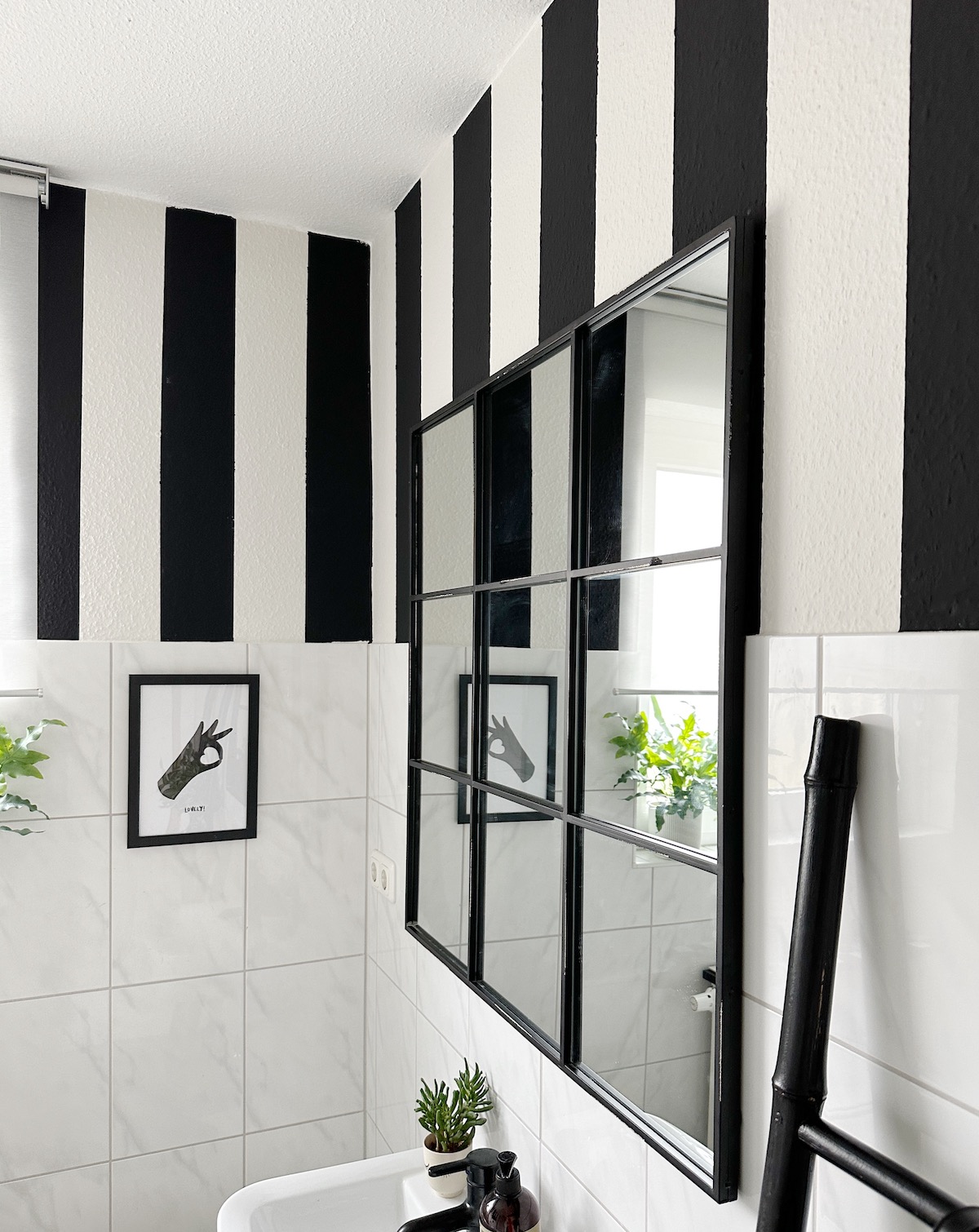 Wand streichen im Streifen Look - sophiagaleria